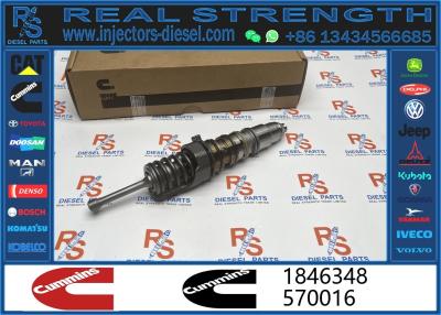 China Cummins original OEM Replacement 1846348 Diesel Common Rail Fuel Injector Assembly Fits DT12.02 DC12.14 R420 Engines X15 For Excavator Truck Cross Ref 1464994 574398 original new injector for sale