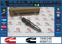 China Cummins original OEM Replacement 1846348 Diesel Common Rail Fuel Injector Assembly Fits DT12.02 DC12.14 R420 Engines X15 For Excavator Truck Cross Ref 1464994 574398 original new injector for sale