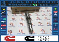 China Cummins original 4076533 Diesel Engine Fuel Injector Replacement for Cummins QSK23 QSK23 G3 QSK60 SAA6D170E  Fits PC1250 Equipment Matches Part Nos. 4088431 4902827 4062090 original new injector for sale