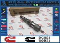 China Cummins original 4902828 Common Rail Fuel Injector Replacement for OEM Fit for QSK23 QSK60 K Series Diesel Engine for 1983-2006 Construction Machinery Cross Ref 4062090 4076533 original new injector for sale