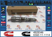 China Cummins original  Diesel Common Rail Fuel Injector 4928346  K19 QSK60  Engines Fits Auto Excavator Cross Reference Parts 4088431 4902827 3766446 original new injector for sale