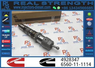 China Cummins original 4928347 Diesel Fuel Injector High Pressure Fuel Nozzle Replacement for OEM 4928345 4928346 for QSK60 K19 Engines Mining Excavator Dump Truck Spare Parts original new injector for sale