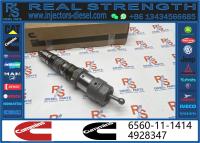 China Cummins original 6560-11-1414 Diesel Engine Fuel Injector for QSK23 SA6D170 Engines Matches Part Numbers 4077076 4088429 4902827 for Excavator Construction Machinery Parts original new injector for sale