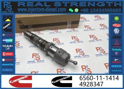 China Cummins original 6560-11-1414 Diesel Engine Fuel Injector for QSK23 SA6D170 Engines Matches Part Numbers 4077076 4088429 4902827 for Excavator Construction Machinery Parts original new injector for sale