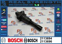 China Bosch original Excavator Parts Fuel Injector 02113694 for Volvo EC210D EC290B EC240B D5E D6E Engine Unit Pump 0986437 VOE21147445 3803941 Replacement original new injector for sale