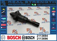 China Bosch original Excavator Parts Fuel Injector 02113694 for Volvo EC210D EC290B EC240B D5E D6E Engine Unit Pump 0986437 VOE21147445 3803941 Replacement original new injector for sale