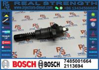 China Bosch original 7485001664 Diesel Fuel Injector Assy Nozzle Replacement for OEM Truck Engine Common Rail System Parts Factory Supply B2B original new injector for sale
