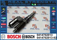 China Bosch original Diesel Injector 0414702013 Fuel Common Rail Injector for D12 TAD1242GE Excavator Accessories Replacement for OEM 0986441109 0414702010 original new injector for sale
