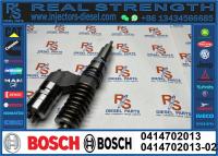 China Bosch original Diesel Injector 0414702013 Fuel Common Rail Injector for D12 TAD1242GE Excavator Accessories Replacement for OEM 0986441109 0414702010 original new injector for sale