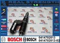 China Bosch original Diesel Injector 0414702013 Fuel Common Rail Injector for D12 TAD1242GE Excavator Accessories Replacement for OEM 0986441109 0414702010 original new injector for sale