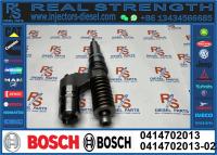 China Bosch original Diesel Injector 0414702013 Fuel Common Rail Injector for D12 TAD1242GE Excavator Accessories Replacement for OEM 0986441109 0414702010 original new injector for sale