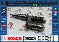 China Bosch original Fuel Injector 0414702017 for Truck D12C D12D Diesel Engine Replacement for OEM 0986441005 0986441105 0986441905 3165869 original new injector for sale