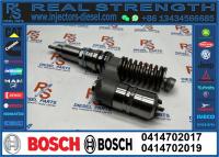 China Bosch original Fuel Injector 0414702017 for Truck D12C D12D Diesel Engine Replacement for OEM 0986441005 0986441105 0986441905 3165869 original new injector for sale