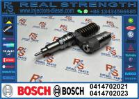 China Bosch original 0414702021 Fuel Injector for Large Engine Diesel Fuel Unit Injector FH12 FM12 D12 Replacement for OEM 0414702010 0414702003 original new injector for sale