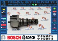 China Bosch original 0414755117 Unit Pump Diesel Fuel Pump for Liebherr Engine Truck Fuel Injection Pump Auto Parts 0414755017 9074627 04147 55117 original new injector for sale