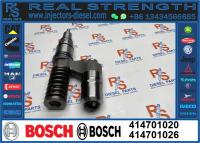 China Bosch original Diesel Engine Common Rail Fuel Injector 0414701020 Replacement for OEM 1440580 144-0580 for Scania DC12 DC16 Spare Parts Injector original new injector for sale