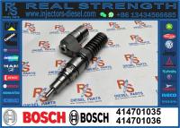 China Bosch original Fuel Injectors 0414701035 for DC16.43A DI16.42M 15.6L Diesel Engine Replacement for OEM 0414701060 1487472 1942702 Injector Assembly original new injector for sale