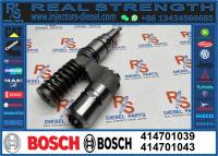 China Bosch original 0414701039 Heavy-Duty Truck Diesel Fuel Electronic Control Unit Injector for R480 R500 Replacement for OEM 1766553 1539350 1943974 original new injector for sale
