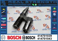 China Bosch original 0414701039 Heavy-Duty Truck Diesel Fuel Electronic Control Unit Injector for R480 R500 Replacement for OEM 1766553 1539350 1943974 original new injector for sale