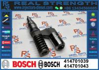 China Bosch original 0414701039 Heavy-Duty Truck Diesel Fuel Electronic Control Unit Injector for R480 R500 Replacement for OEM 1766553 1539350 1943974 original new injector for sale