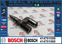 China Bosch original 0414701059 Diesel Unit Fuel Injector Injection Valves Replacement for OEM 0414701019 0414701027 DC16 DC12 Truck 15.6L Engine Injector original new injector for sale