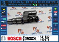 China Bosch original 1421380 Fuel Injector for D12 Engine Common Rail Injectors Assembly Replacement for OEM 1497385 1440580 Diesel Truck Parts original new injector for sale
