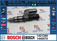 China Bosch original 1421380 Fuel Injector for D12 Engine Common Rail Injectors Assembly Replacement for OEM 1497385 1440580 Diesel Truck Parts original new injector for sale