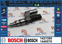 China Bosch original 1421380 Fuel Injector for D12 Engine Common Rail Injectors Assembly Replacement for OEM 1497385 1440580 Diesel Truck Parts original new injector for sale