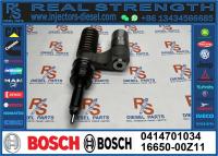 China Bosch original Diesel Engine Components 0414701034 Common Rail Injector for GE13 Engine Fuel Injector Excavator Heavy Trucks Replacement for OEM 0414701013 original new injector for sale