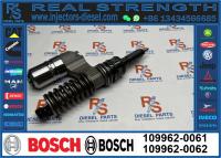 China Bosch original Diesel Fuel Injector 109962-0061 for GE13 Volvo Engine Common Rail EUI Unit Pump Fuel Nozzle Assy 109962-0020 109962-0041 9443613820 original new injector for sale