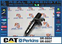 China Perkins original Perkins original Perkins 0R-8684 Diesel Fuel Injector for 3114 3116 3126 Engine 525B 535B Skidder 950G 962G Wheel Loader Replacement for OEM new injector original new injector for sale