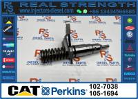 China Perkins original Perkins 102-7038 Diesel Engine Fuel Injector Assembly for 3114 3116 Excavator Loader 320B 322B 325B new injector original new injector for sale