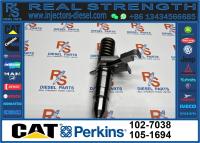 China Perkins original Perkins 102-7038 Diesel Engine Fuel Injector Assembly for 3114 3116 Excavator Loader 320B 322B 325B new injector original new injector for sale