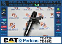 China Perkins original Perkins 7E-8729 Fuel Injector for 3114 3116 3126 Engine 320B 325B Excavator Parts new injector original new injector for sale
