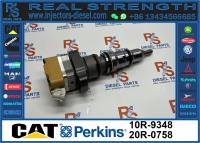 China Perkins original  Common Rail Fuel Injector 10R-9348 0R-9348 for 3126B C7 C9 Engine 171-9710 198-6605 10R-0782 Excavator Spare Partsoriginal new injector for sale