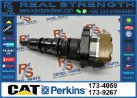 China Perkins original 173-4059 Diesel Fuel Injector Common Rail Injector for 3126B 3126E 3412E 3412 Engine Truck  original new injector for sale