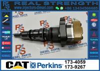 China Perkins original 173-4059 Diesel Fuel Injector Common Rail Injector for 3126B 3126E 3412E 3412 Engine Truck  original new injector for sale