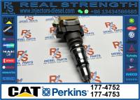China Perkins original Perkins 177-4752 Common Rail Diesel Fuel Injector for 3126 3126B 3126E Engine D5N D6N Excavator Tractor original new injector for sale
