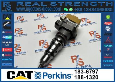 China Perkins original 183-6797 Diesel Fuel Injector for Perkins 3126 3126B C7 Engine Excavator Spare Parts 10R-1262 10R-0781 10R-1306 229-8842 222-5965 new original new injector for sale