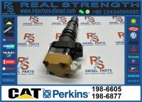 China Perkins original Perkins 198-6605 Diesel Common Rail Injector 10R-0782 for 322C Excavator MTU 1300 C7 C9 3126B new injector original new injector for sale