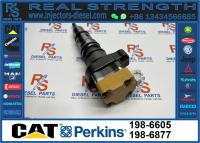China Perkins original Perkins 198-6605 Diesel Common Rail Injector 10R-0782 for 322C Excavator MTU 1300 C7 C9 3126B new injector original new injector for sale
