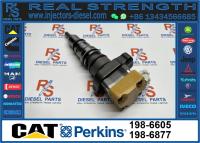 China Perkins original Perkins 198-6605 Diesel Common Rail Injector 10R-0782 for 322C Excavator MTU 1300 C7 C9 3126B new injector original new injector for sale
