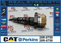 China Perkins original 20R-0758 Reman Fuel Injector for 3512 Engine Spare Parts for 4JG2 3412E C9 C18 C15 C32 C27 3126 Truck Construction Equipment new original new injector for sale