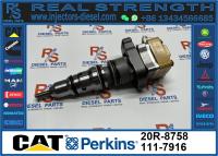China Perkins original Perkins 20R-8758 Diesel Fuel Injector Common Rail 3126 3126B Replacement for OEM 196-4229 198-6605 10R-9238 original new injector for sale