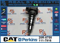 China Perkins original Perkins 20R-8758 Diesel Fuel Injector Common Rail 3126 3126B Replacement for OEM 196-4229 198-6605 10R-9238 original new injector for sale