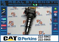 China Perkins original Perkins 222-5963 Diesel Common Rail Fuel Injector for 3126 3126B 3126E Excavator 10R-1262 Replacement for OEM new injector original new injector for sale