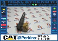 China Perkins original Perkins 104-3377 Diesel Engine Common Rail Fuel Injector Replacement for 3412 3408 Excavator Truck Sprayer original new injector for sale