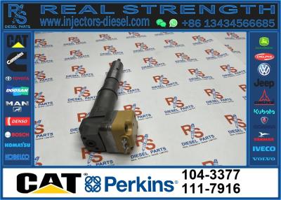 China Perkins original Perkins 104-3377 Diesel Engine Common Rail Fuel Injector Replacement for 3412 3408 Excavator Truck Sprayer original new injector for sale