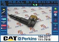 China Perkins original Perkins 104-3377 Diesel Engine Common Rail Fuel Injector Replacement for 3412 3408 Excavator Truck Sprayer original new injector for sale