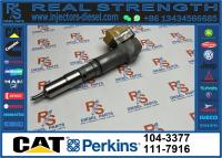 China Perkins original Perkins 104-3377 Diesel Engine Common Rail Fuel Injector Replacement for 3412 3408 Excavator Truck Sprayer original new injector for sale